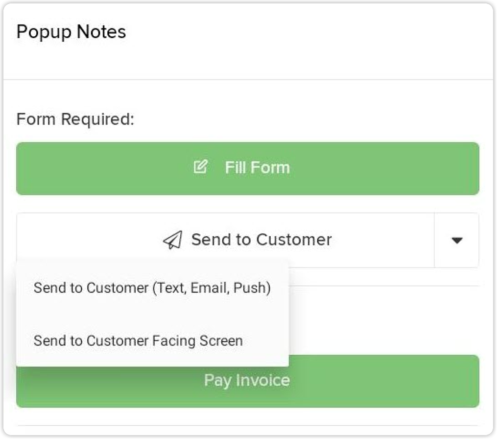 Send a Form to PayPro Mini – Vagaro Support
