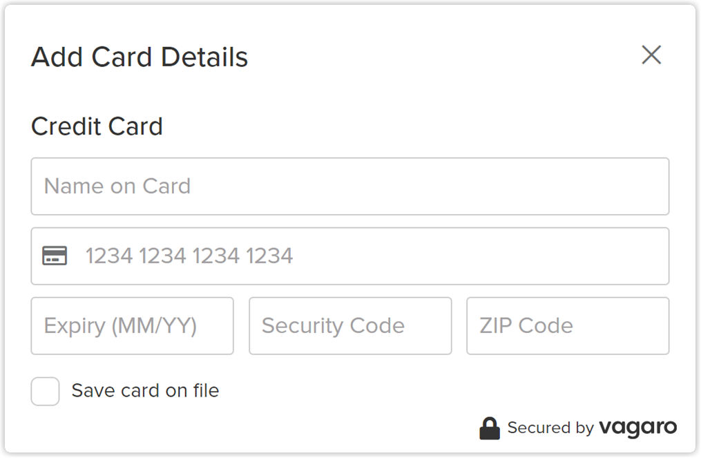 Add and Charge Card on File – Vagaro Support
