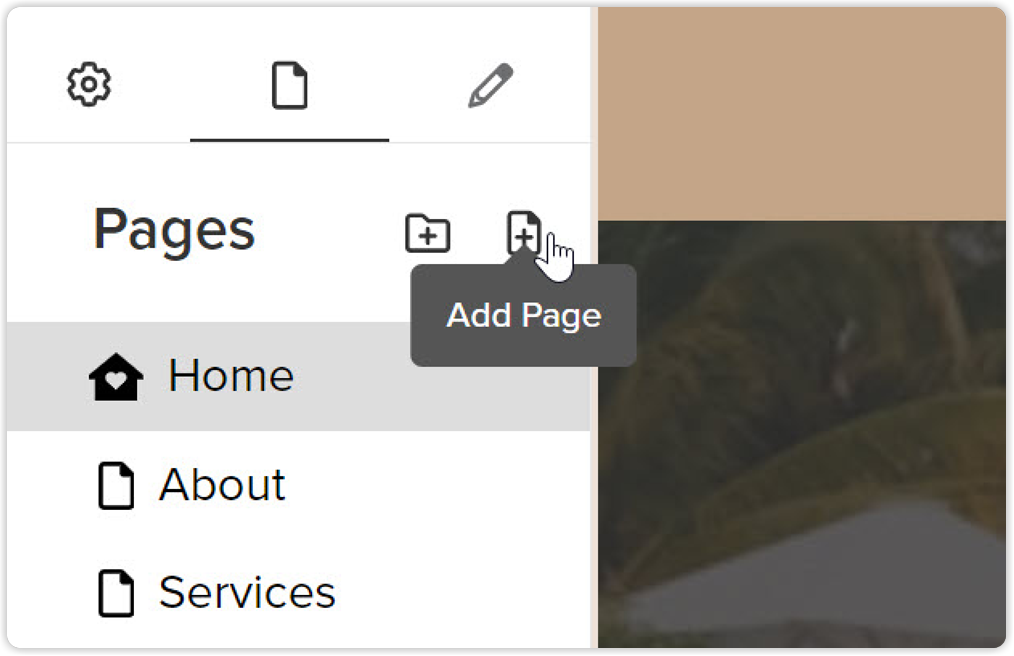 MySite: Add a New Web Page – Vagaro Support
